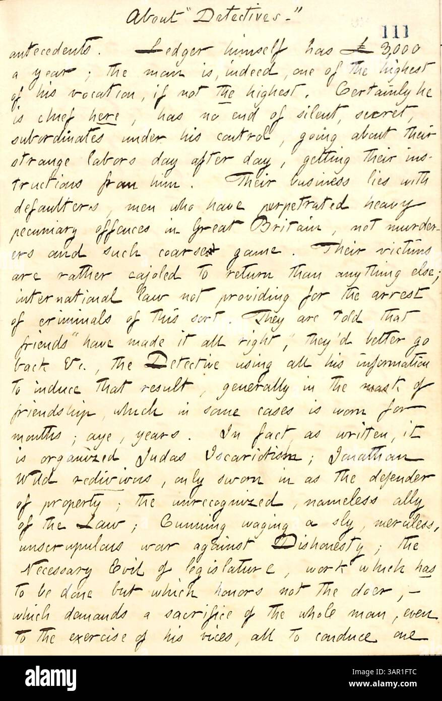 This entry from Thomas Butler Gunn's diary, dated March 28, 1860 ...