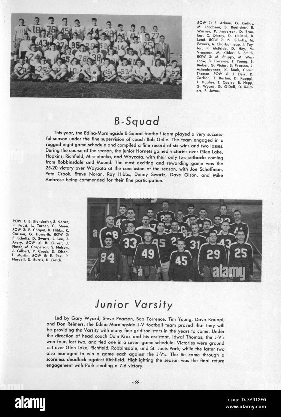 The 1957 'Whigrean' yearbook from Edina-Morningside High School ...