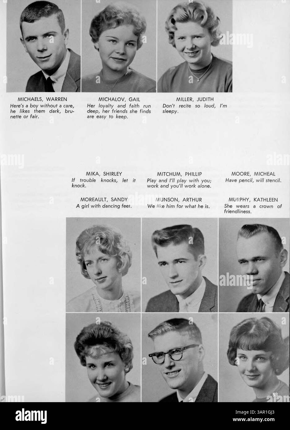 This high school yearbook from 1960-1961 showcases student life ...