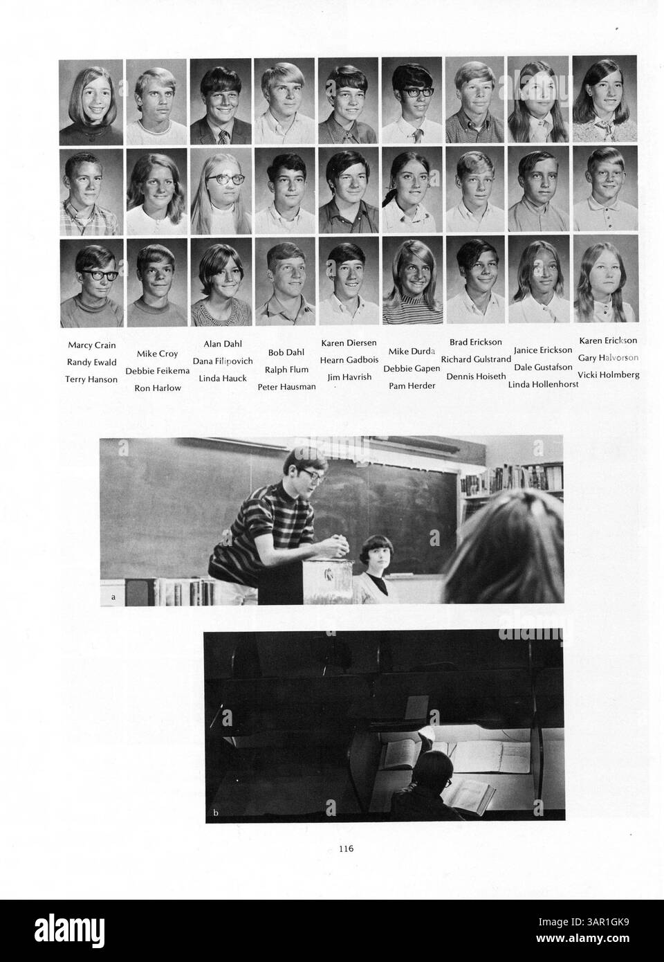 The 1970 Golden Valley High Yearbook showcases portraits of students ...