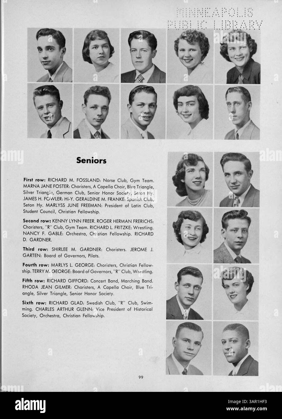This Roosevelt High School yearbook from 1951 captures memories of ...