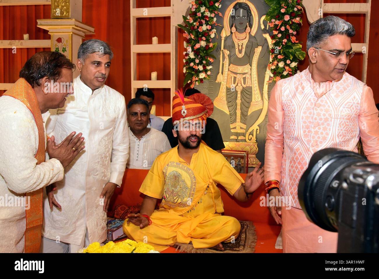 April 15, 2025, Bikaner, Rajasthan, India: During auspicious occasion ...