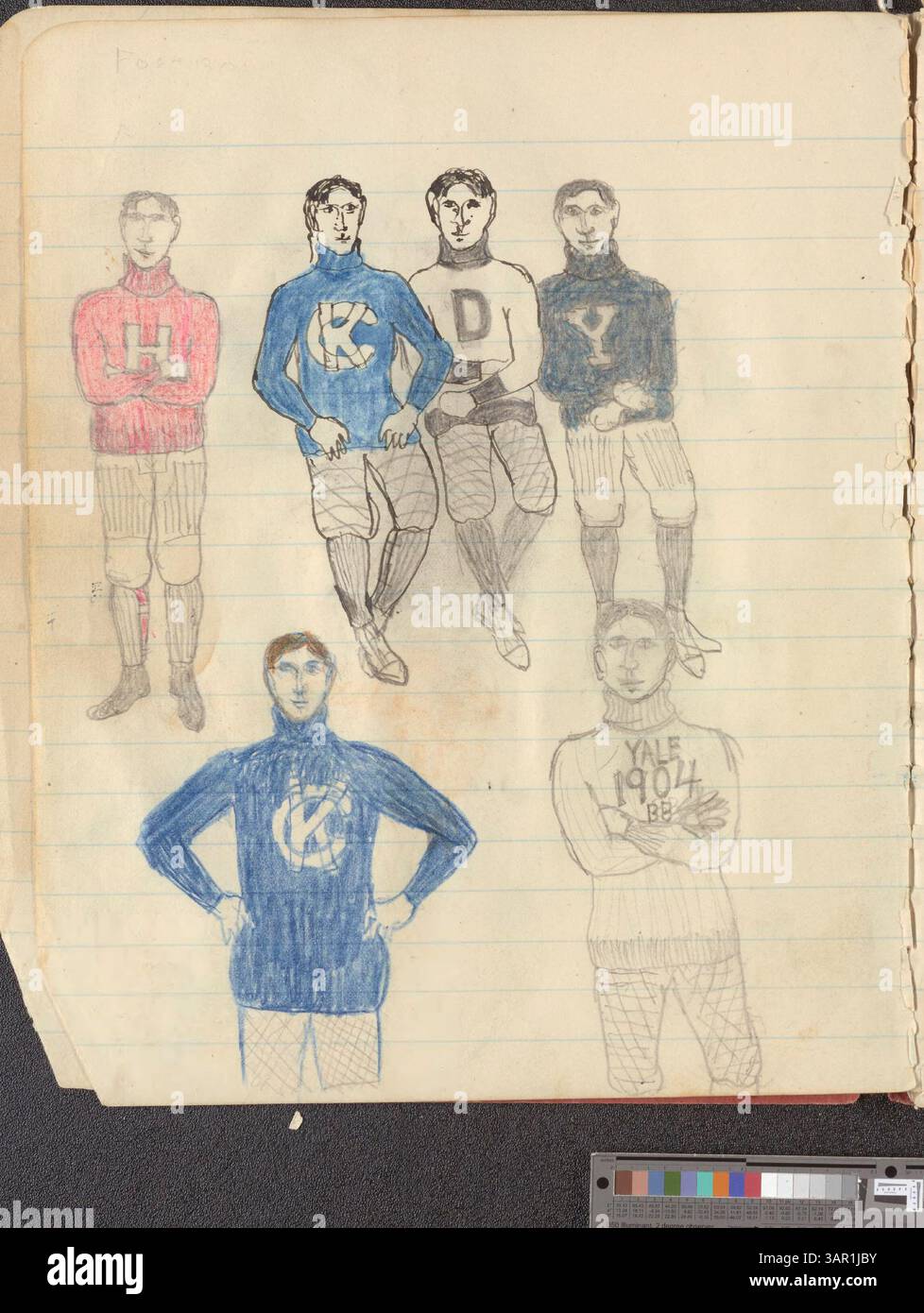 An unknown artist’s sketchbook depicting Nez Perce and Cayuse Indian ...