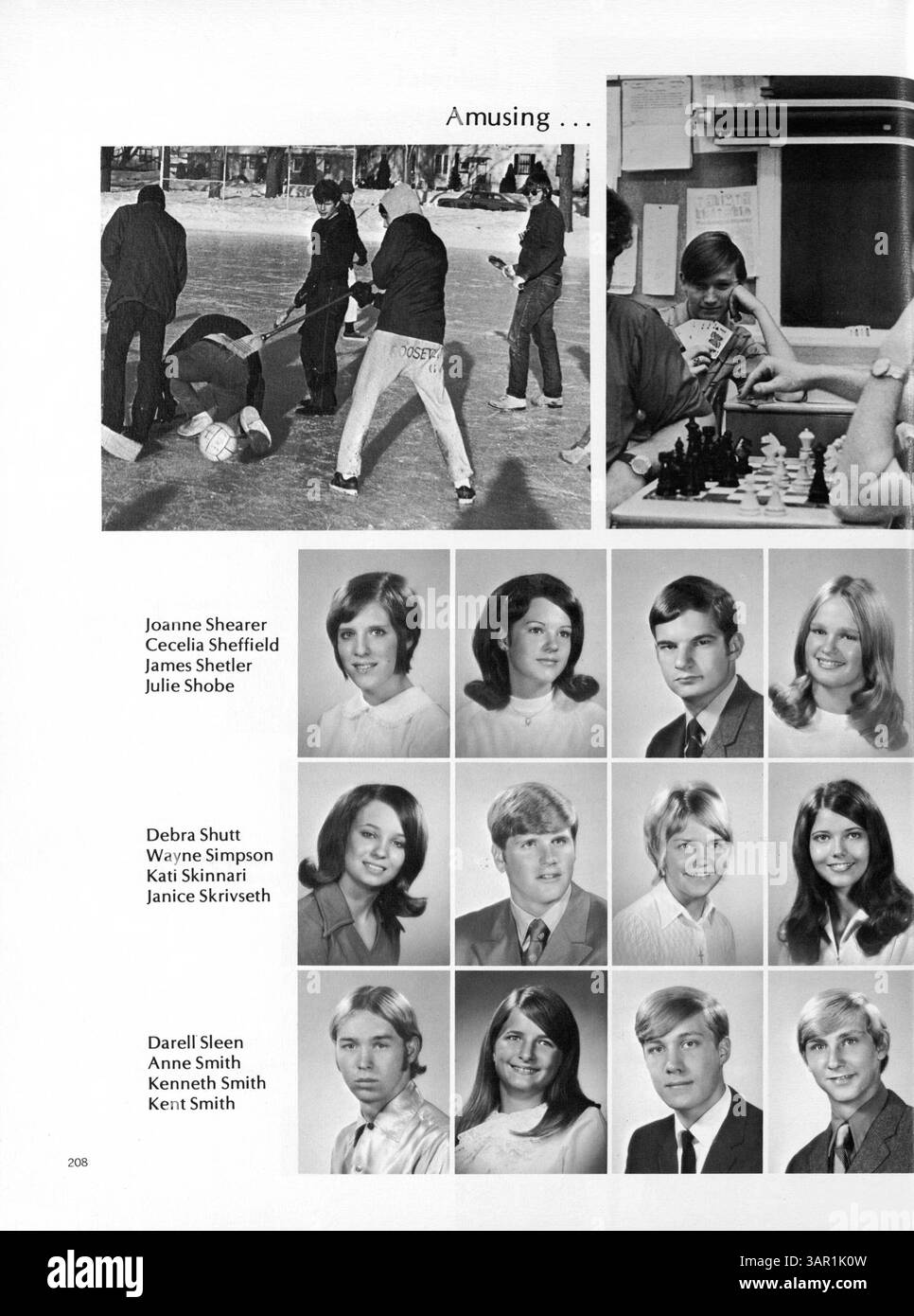 The Roosevelt High School 1971 yearbook features the events, activities ...