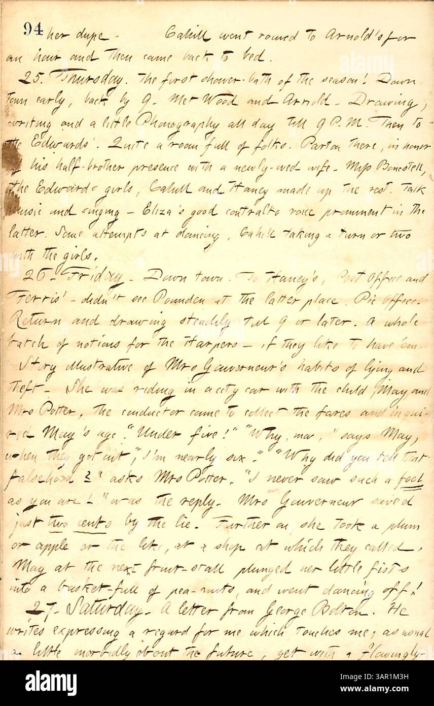 In his March 24-27, 1858 diary entry, Thomas Butler Gunn describes an ...