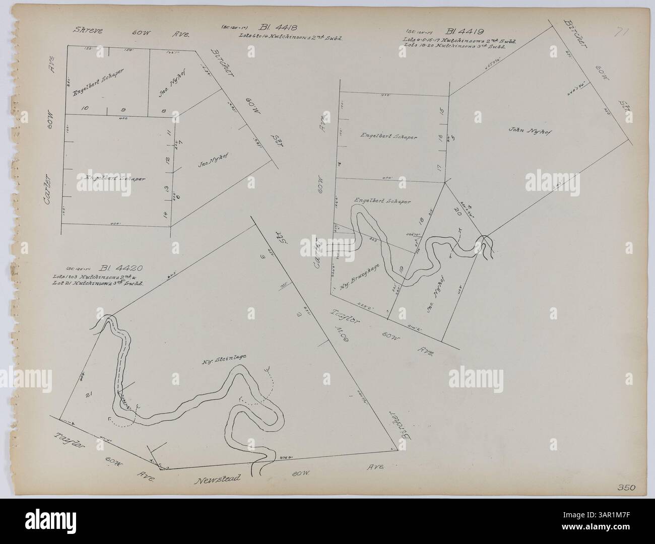 A document from the City Blocks atlas covering the years 1888 to 1892 ...