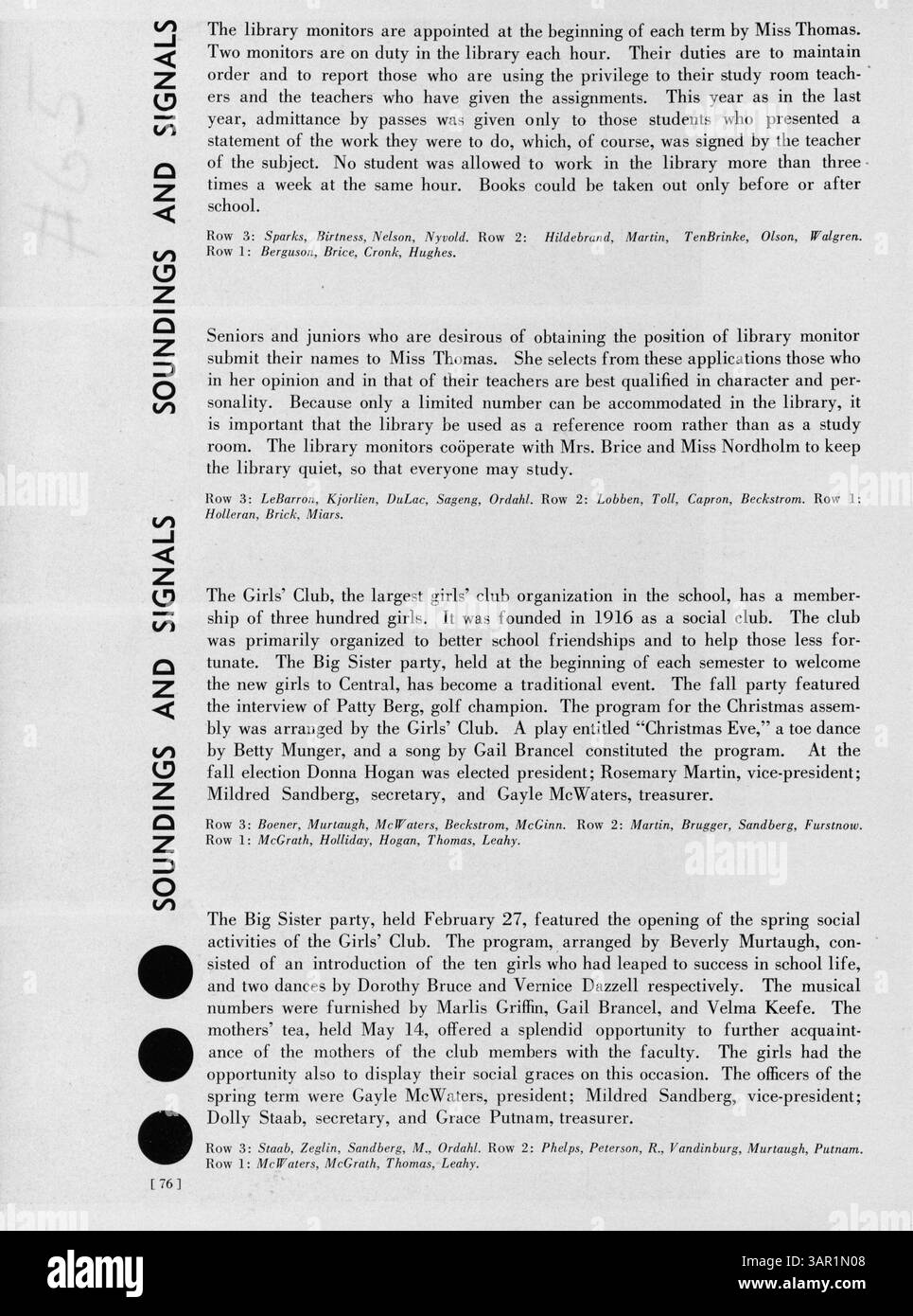 The 1936 'Centralian' yearbook from Central High highlights the 1935 ...