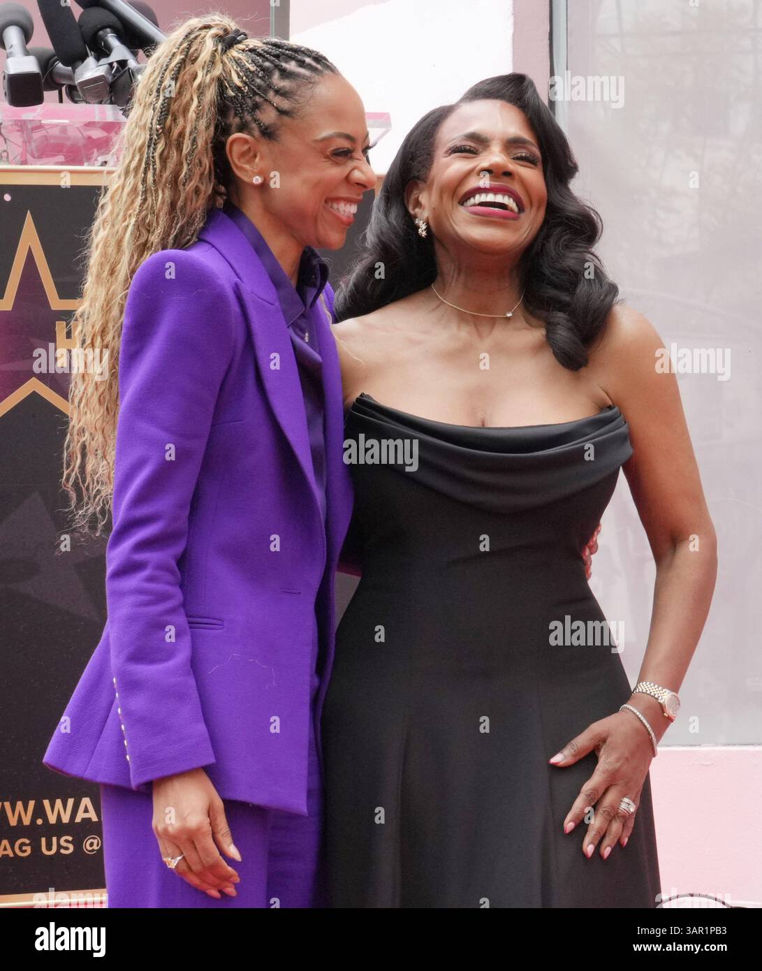 Los Angeles, USA. 16th Apr, 2025. (L-R) Nischelle Turner and Sheryl Lee ...