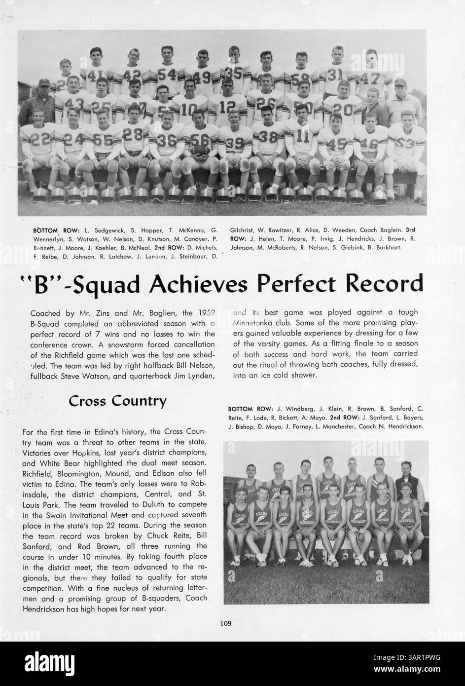 The 'Whigrean' Yearbook from Edina-Morningside High School (1960) captures key moments of the ...