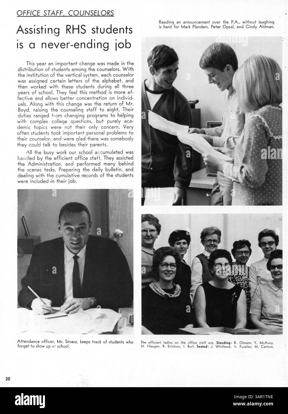 This high school yearbook captures the students, teachers, clubs ...