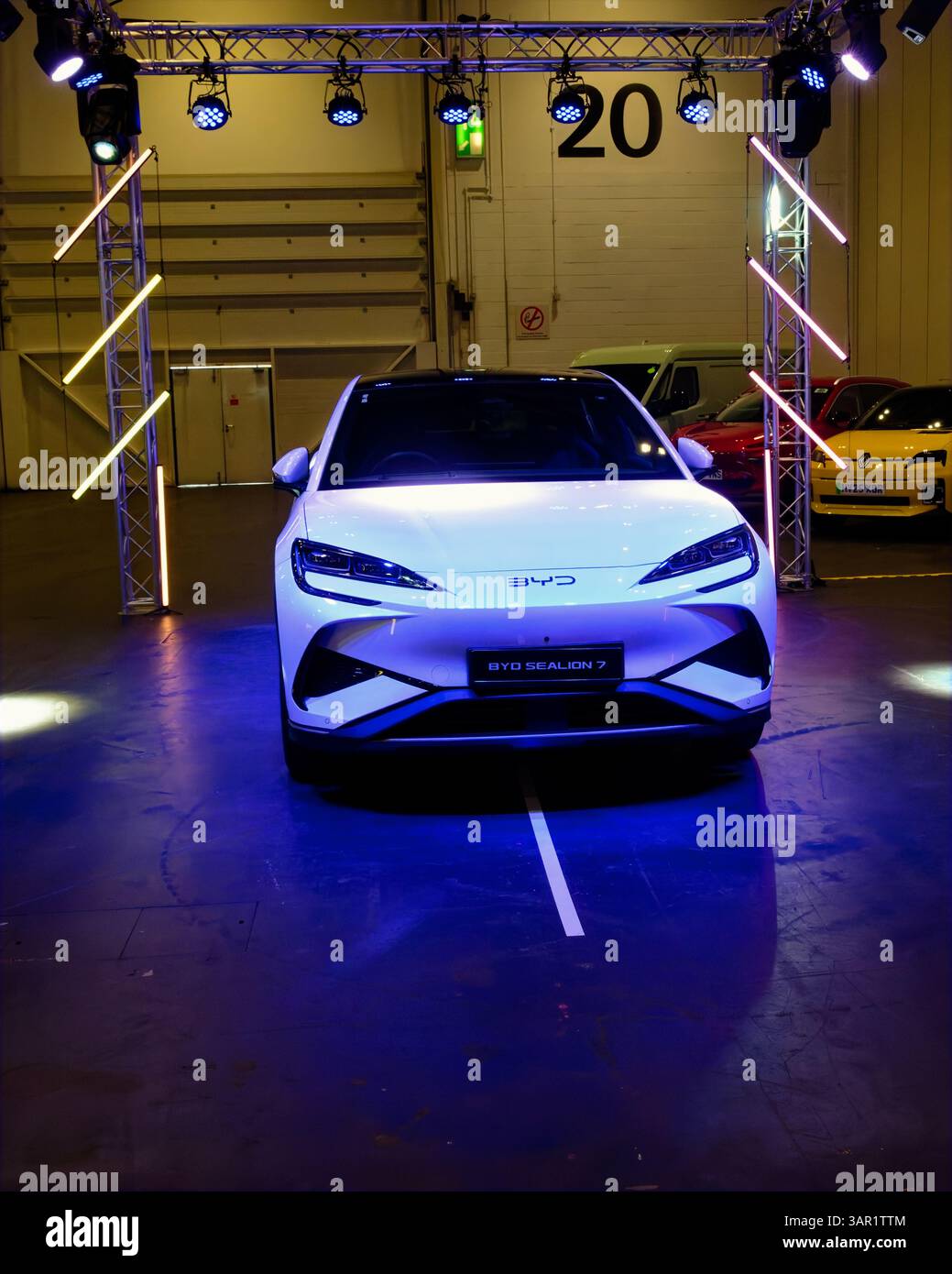 The BYD Sealion 7 electric car at the Everything Electric Show, London ...