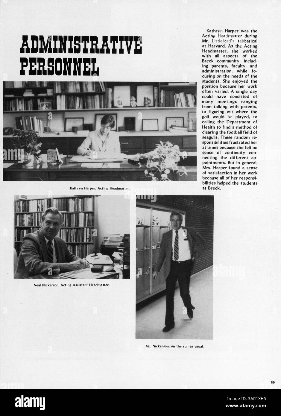 This 1983 Breck Yearbook commemorates the 1982-1983 school year ...