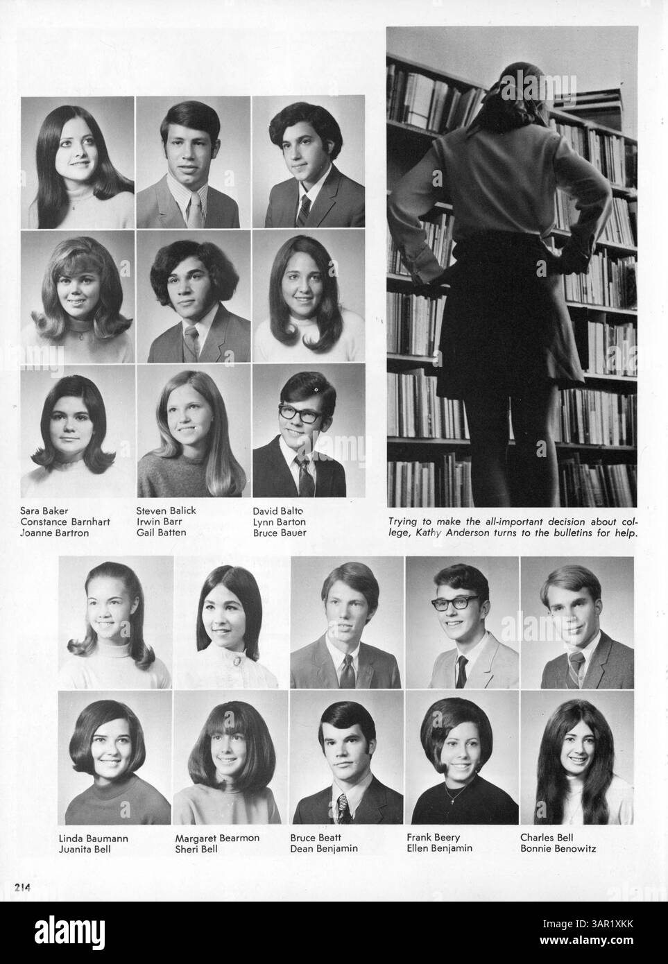 The 1970 'Echowan' yearbook from St. Louis Park High School records the ...