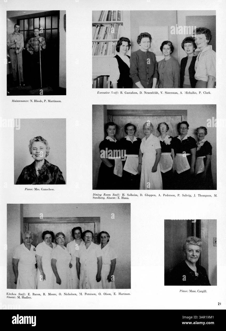 This high school yearbook from 1962 documents the students, teachers ...