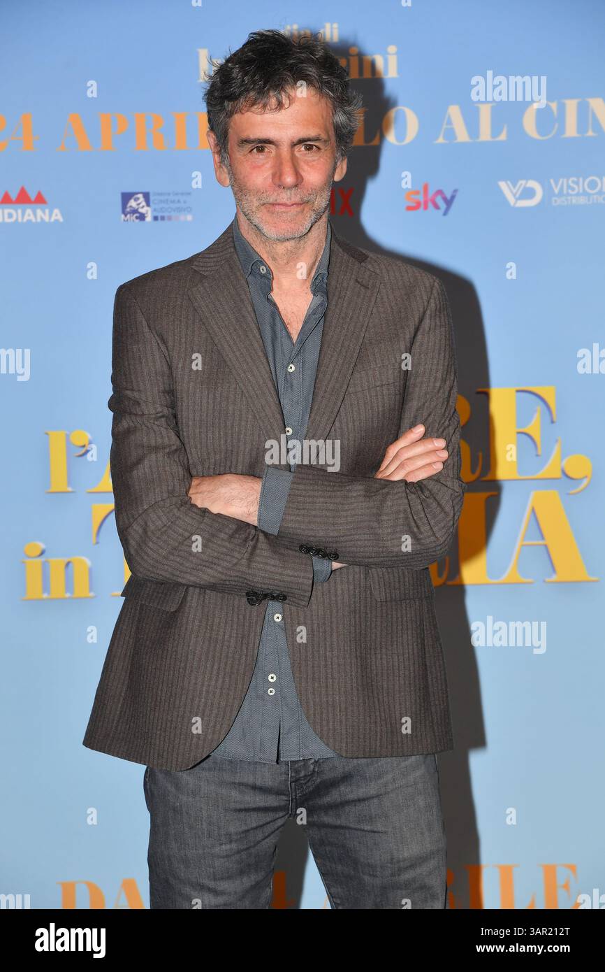 Rome, Italy. 17th Apr, 2025. Rome, Cinema The Space Moderno premiere of ...