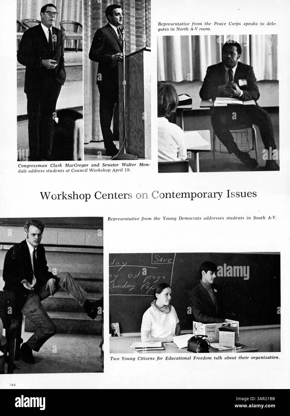 This high school yearbook from 1969 documents the students, teachers ...