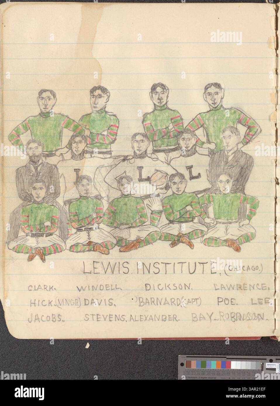 This sketchbook, created by an unknown artist, depicts the warfare ...