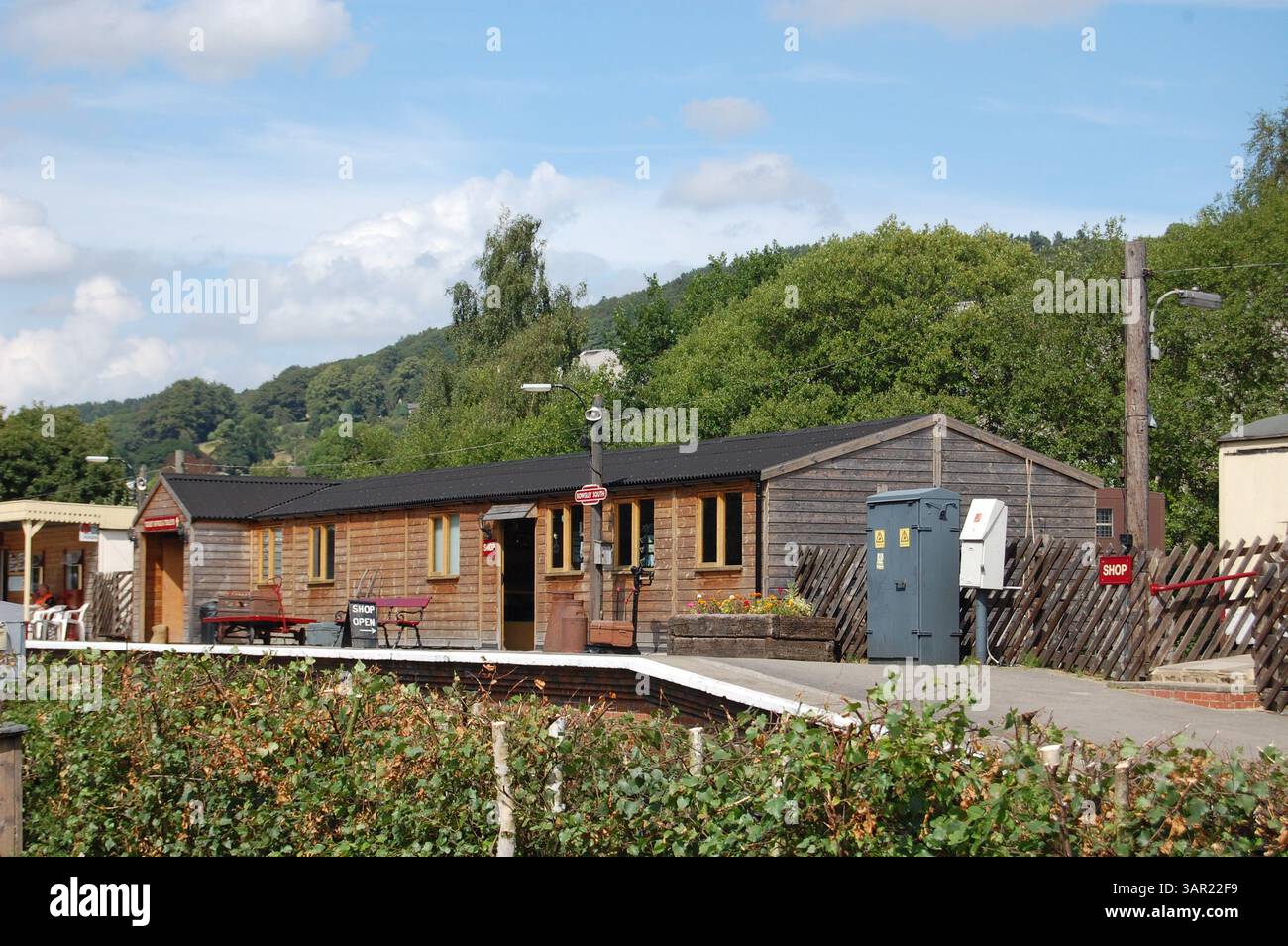 Rowsley South Railway Station, the northern terminus of the heritage ...