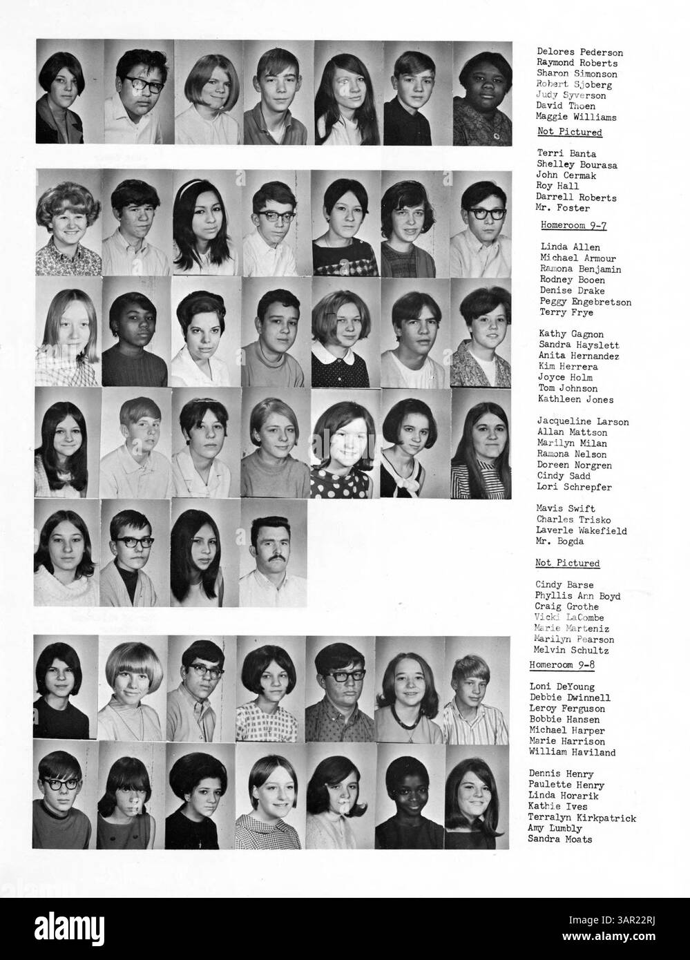 The 1968 Phillips Jr. High Yearbook showcases the students, teachers ...