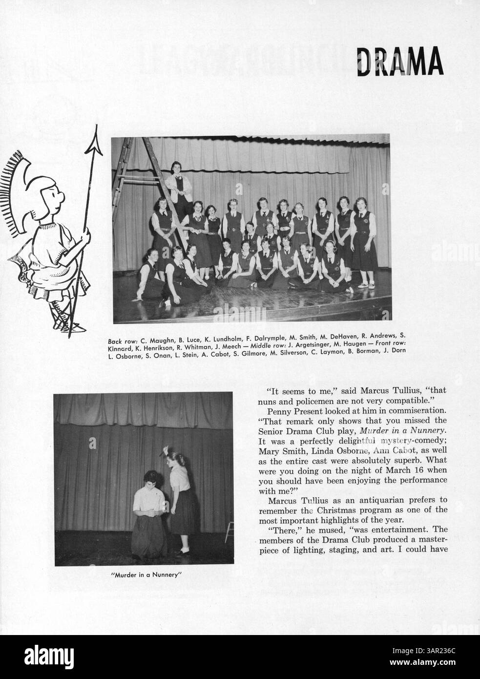 The 1957 Northrop Collegiate Yearbook, Tatler, documents the students ...