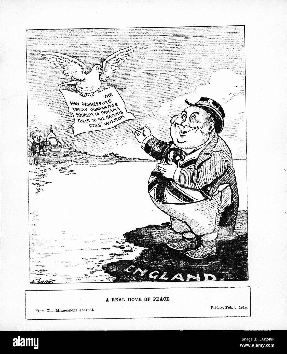 Dove of peace wilson Black and White Stock Photos & Images - Alamy