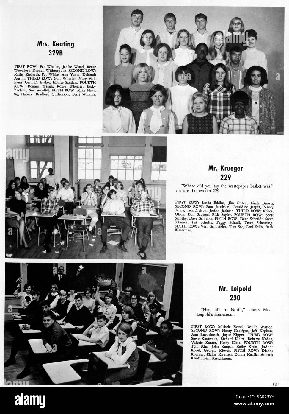 The 1967 'Polaris' yearbook from North High School documents student ...