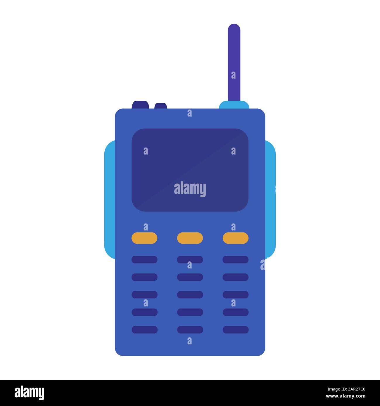Walkie talkie icon. Portable radio symbol. Vector communication device ...