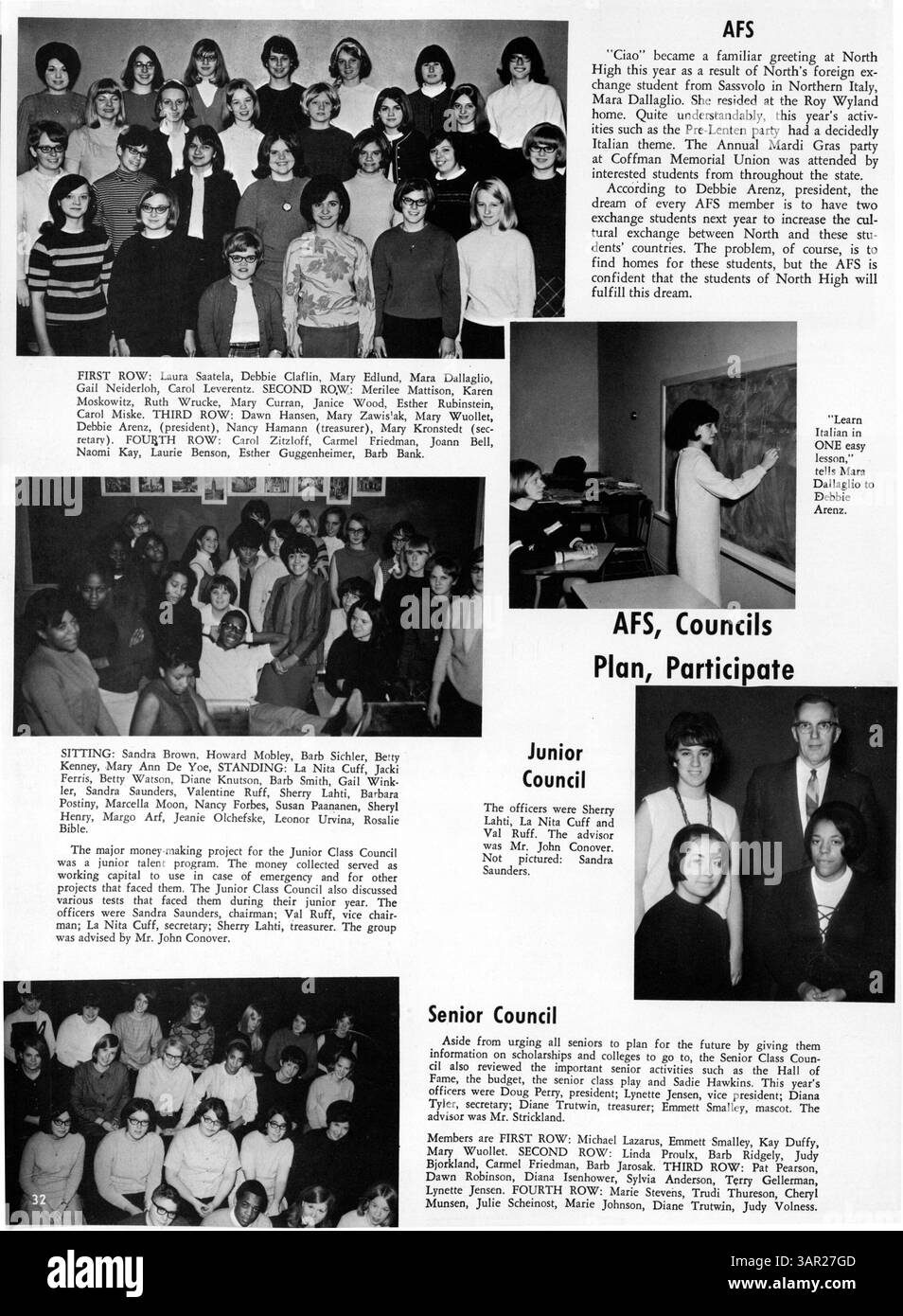 The 1967 Polaris yearbook from North High School documents the students ...