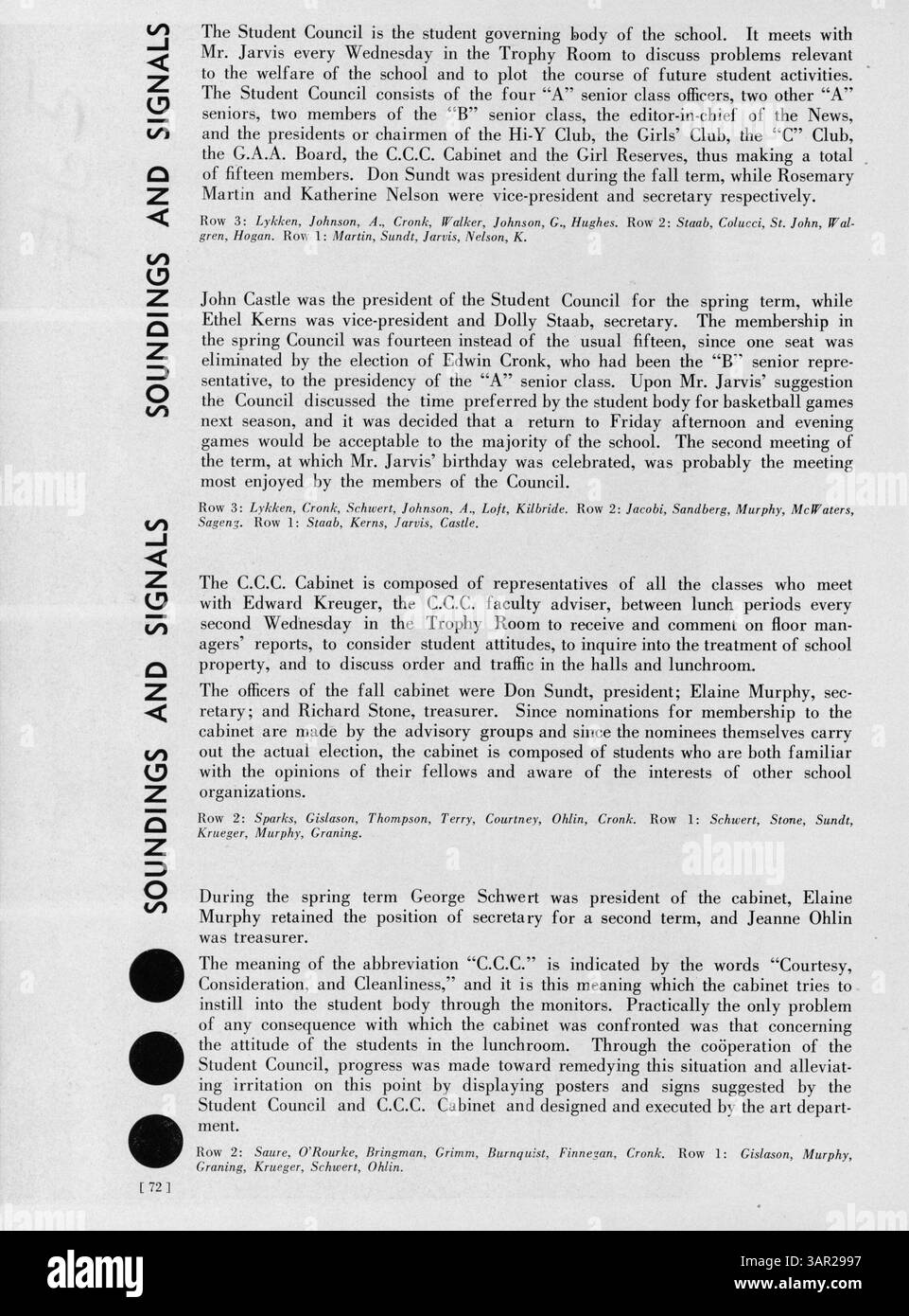 The 1936 'Centralian' yearbook from Central High documents the major ...