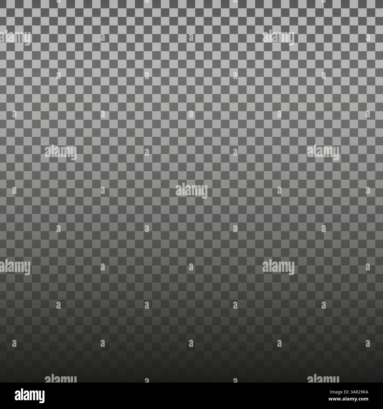 Checkerboard pattern. Bottom shading fade. Subtle grid texture. Vector transparency overlay ...
