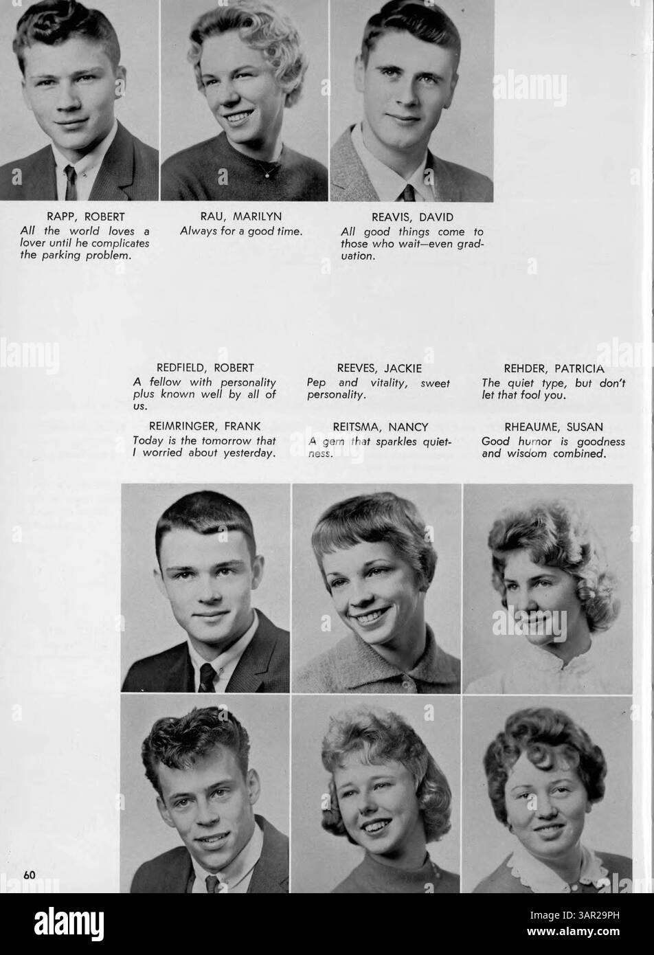 This high school yearbook from 1960-1961 showcases student life ...