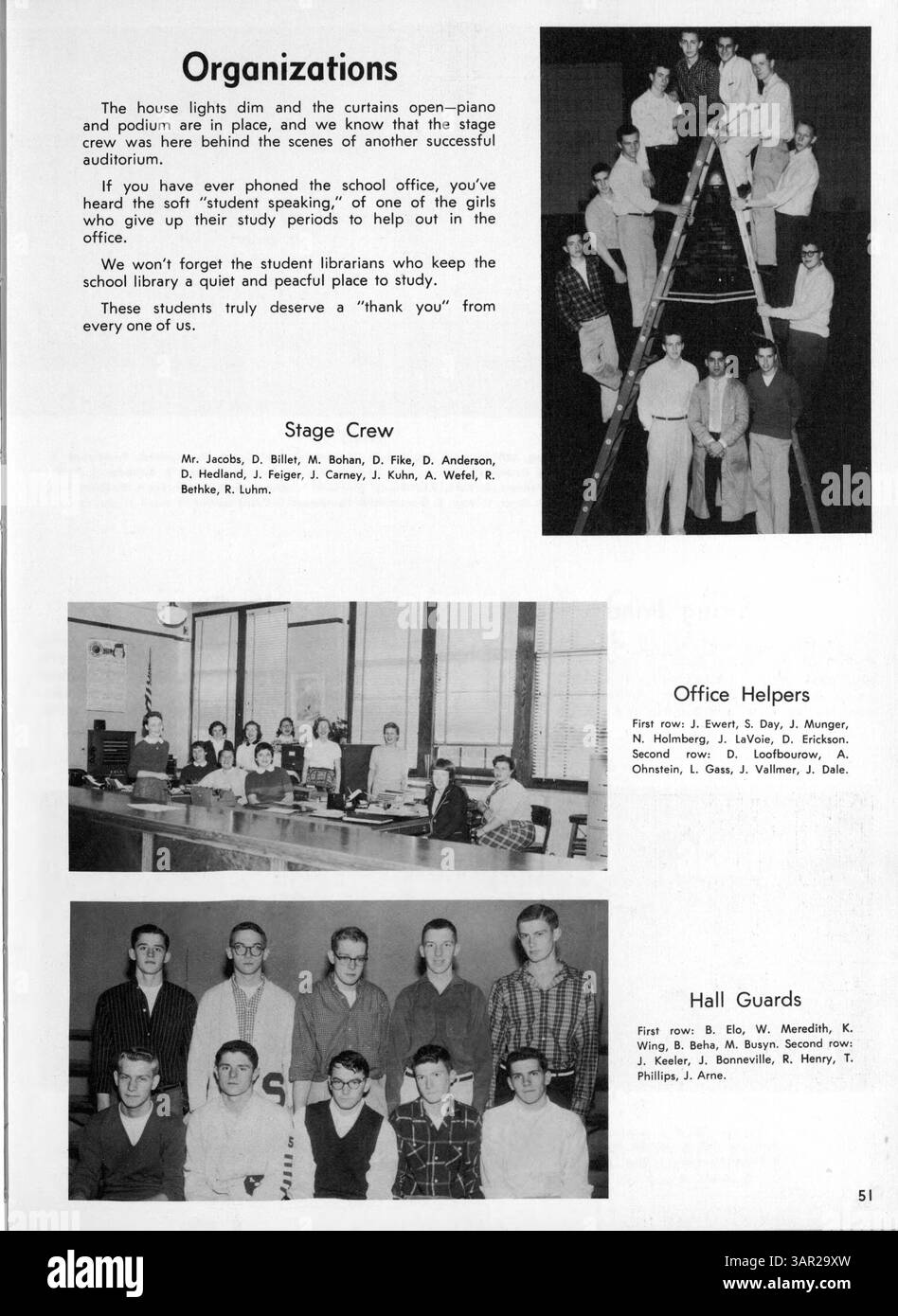 The 1957 Southwest High Yearbook, '1957 Wagistanian,' showcases key ...
