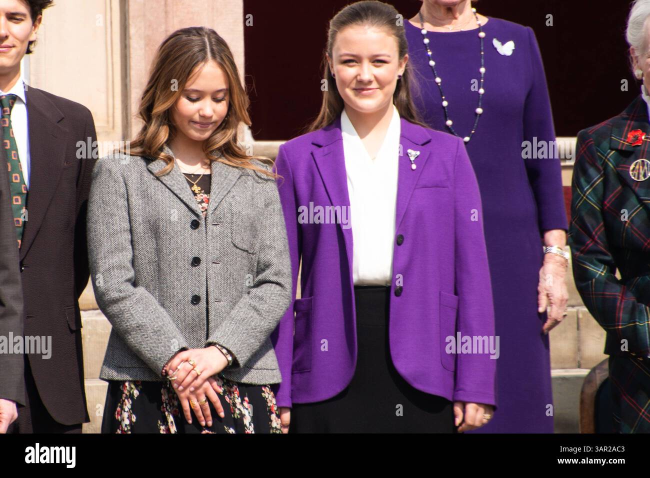 Princess Josephine L and Princess Isabella R during Queen Margrethe s ...