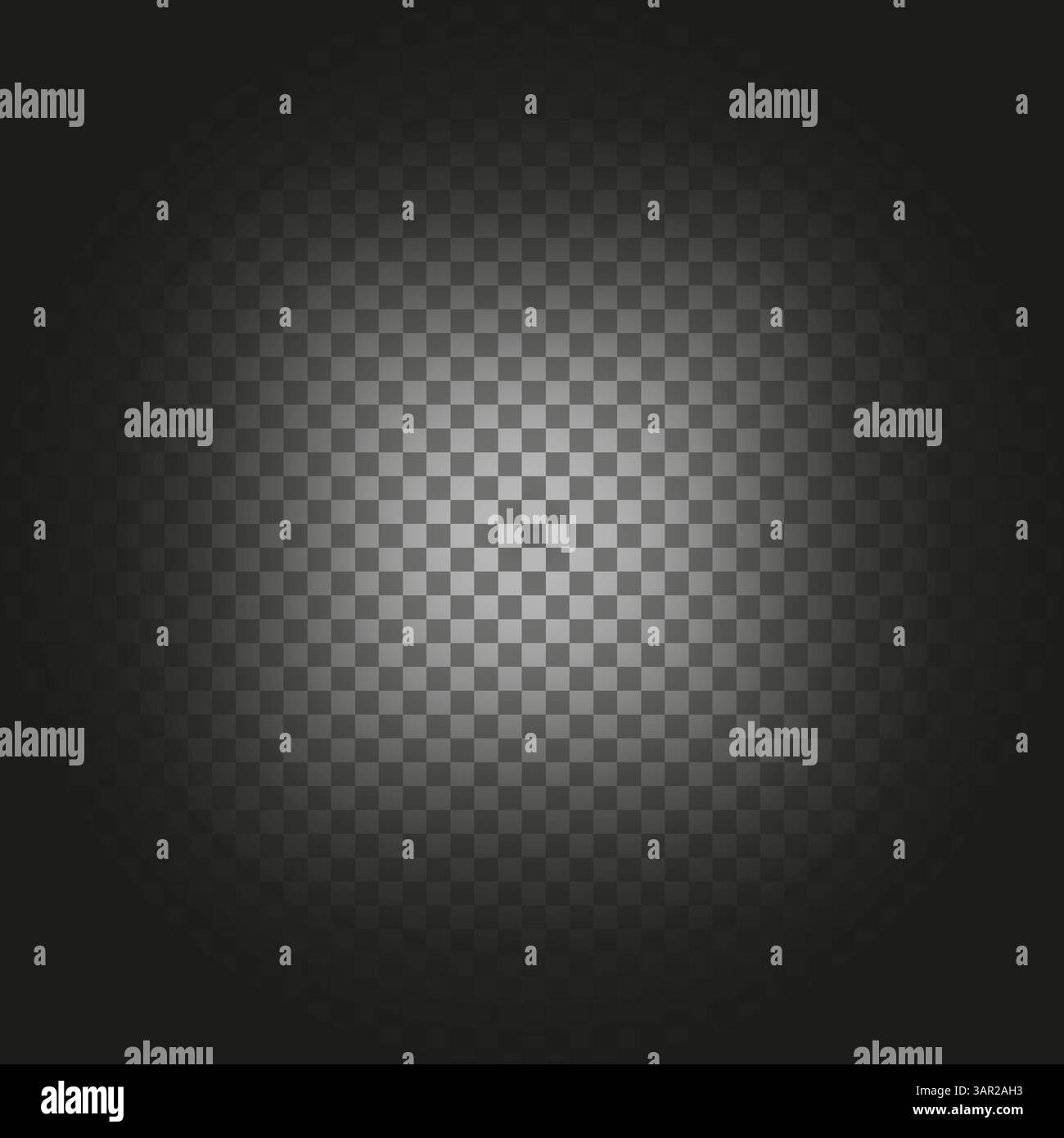 Radial checker gradient. Central light pattern. Dark edge texture. Vector fade shape Stock ...