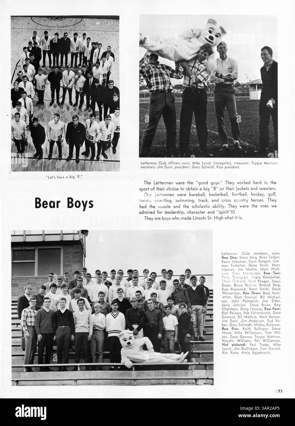 This edition of the '68 Bear' yearbook from Lincoln High School ...