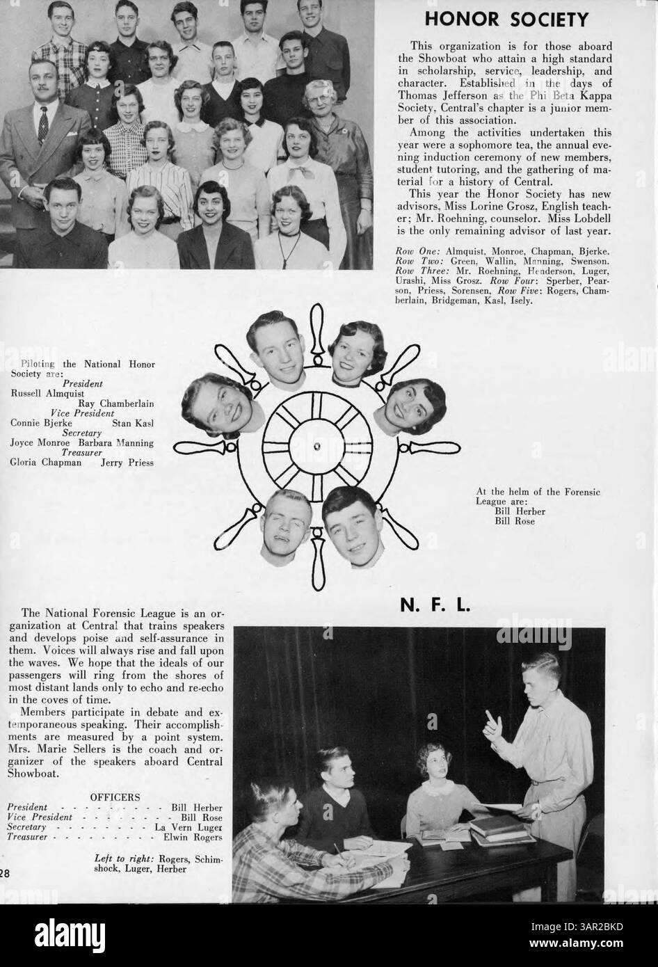 The Centralian 1953 yearbook from Central High documents the ...
