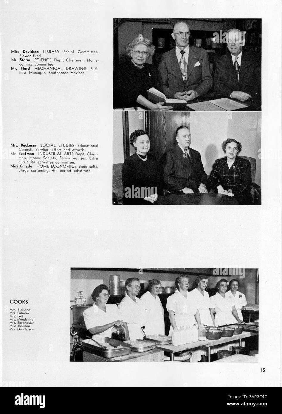 The 1950 South High Yearbook, 'Tiger', documents key events, students ...