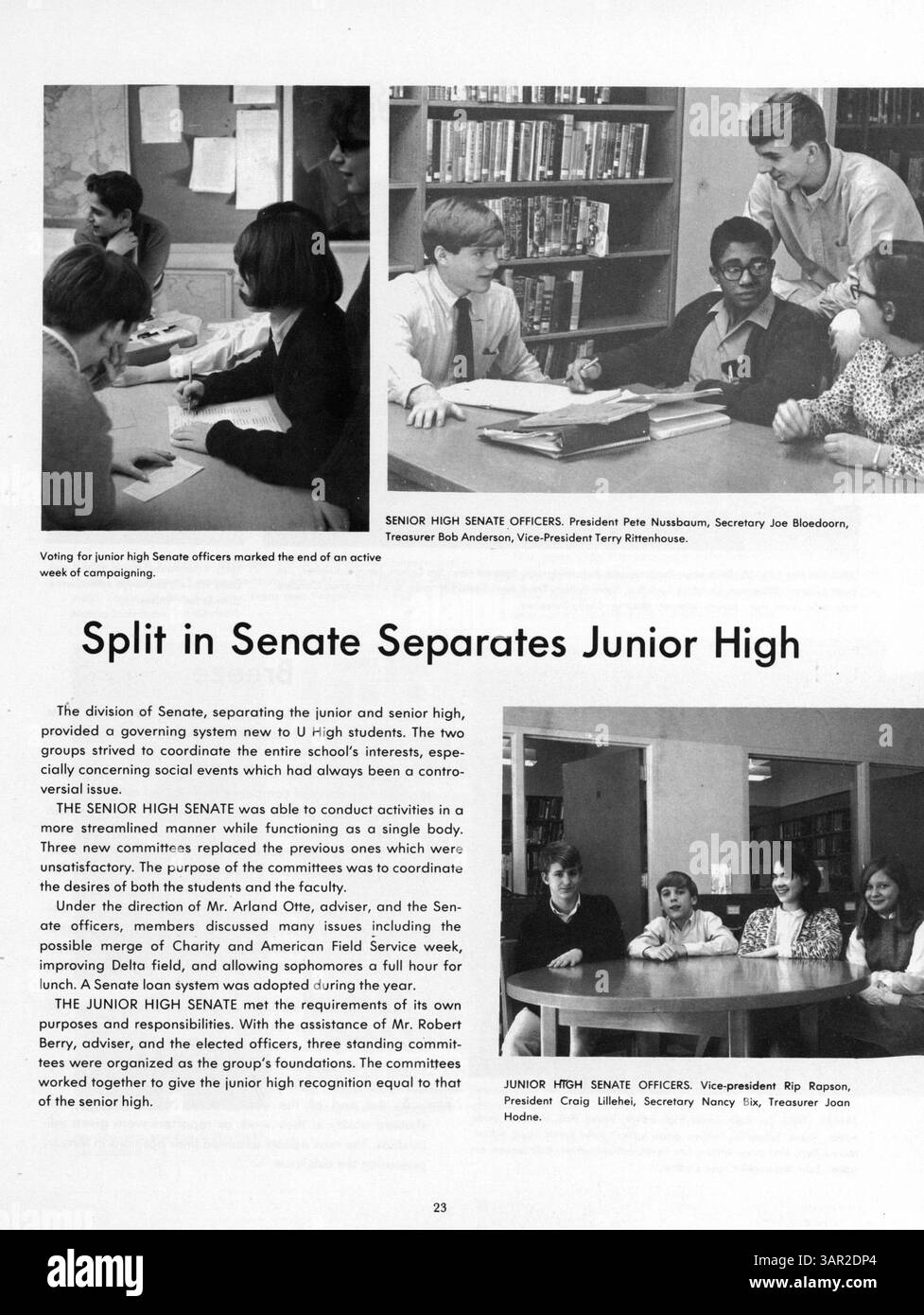 The 1966 University High Yearbook documents the 1965-1966 school year ...