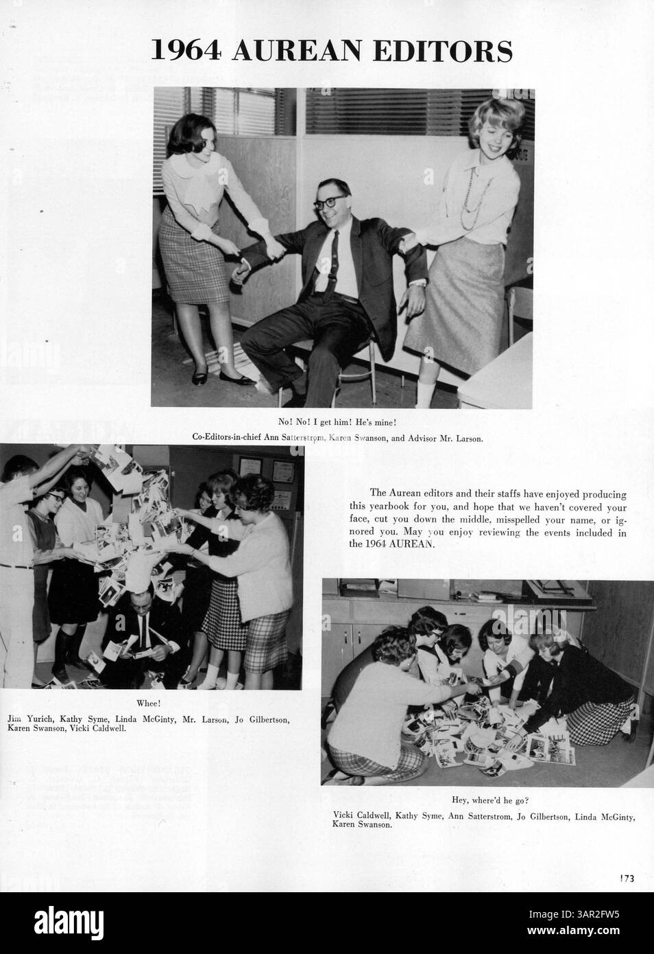 The 1964 yearbook from Richfield High School highlights students ...