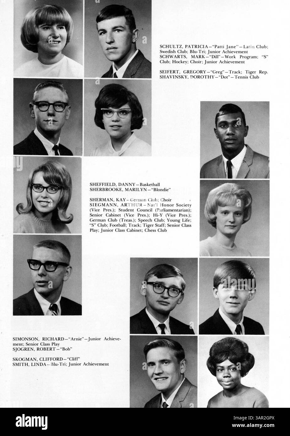 The South High Yearbook from 1965 features the students, teachers ...