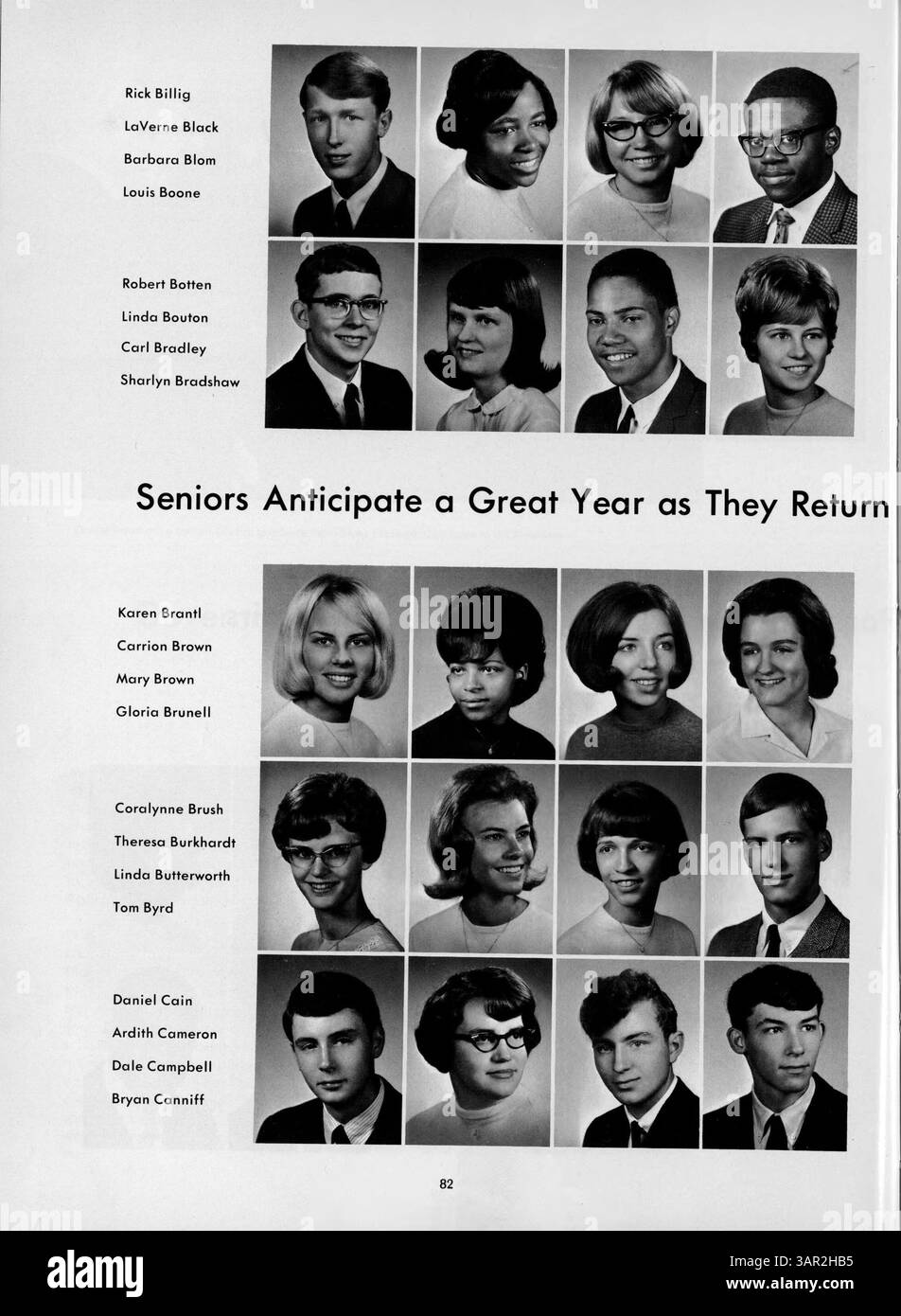The 1966 'Centralian' Yearbook from Central High School documents the ...