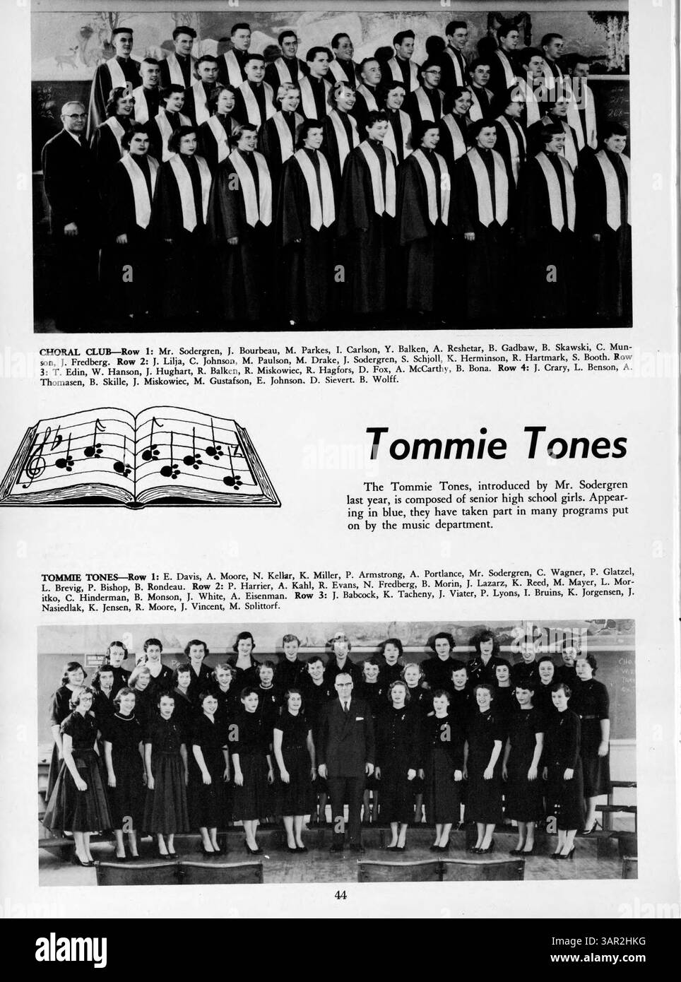 The 1954 Wizard Yearbook from Edison High School highlights important ...