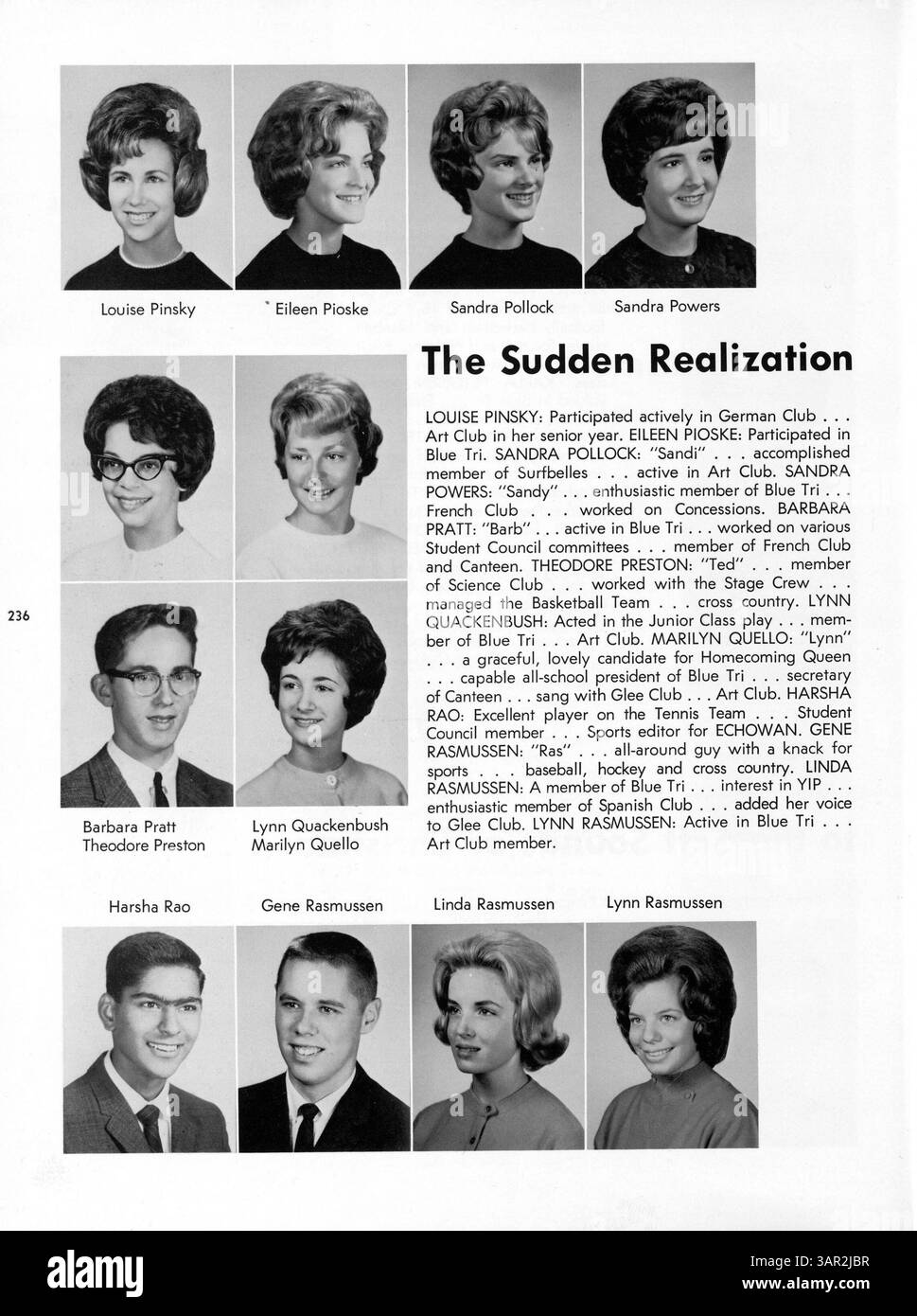 The 1963 St. Louis Park High School yearbook, Echowan, provides a ...