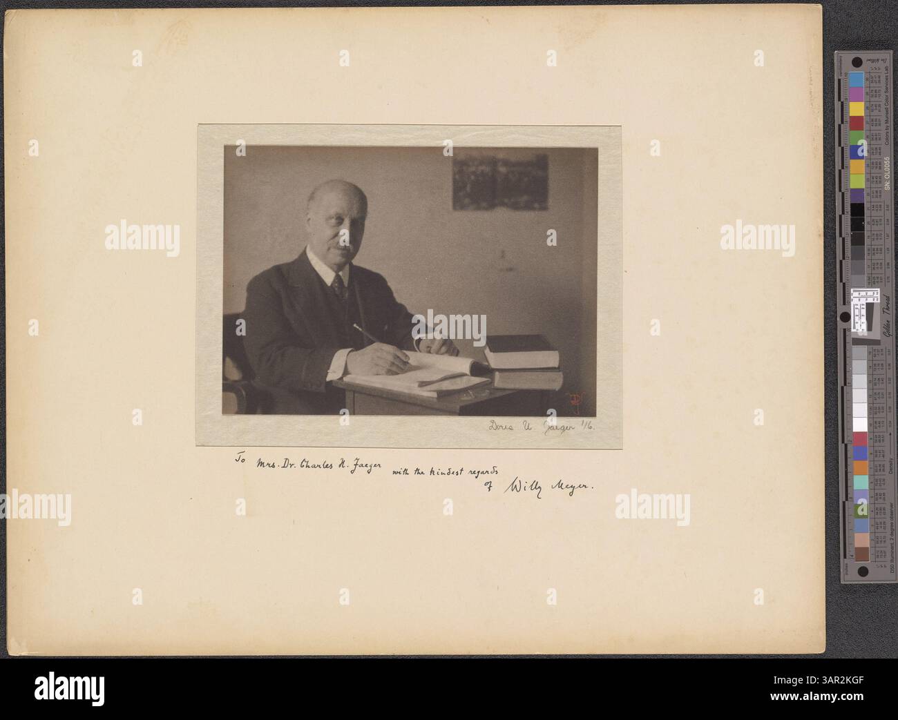 This photograph, from the Doris Ulmann collection, depicts Willy Meyer ...