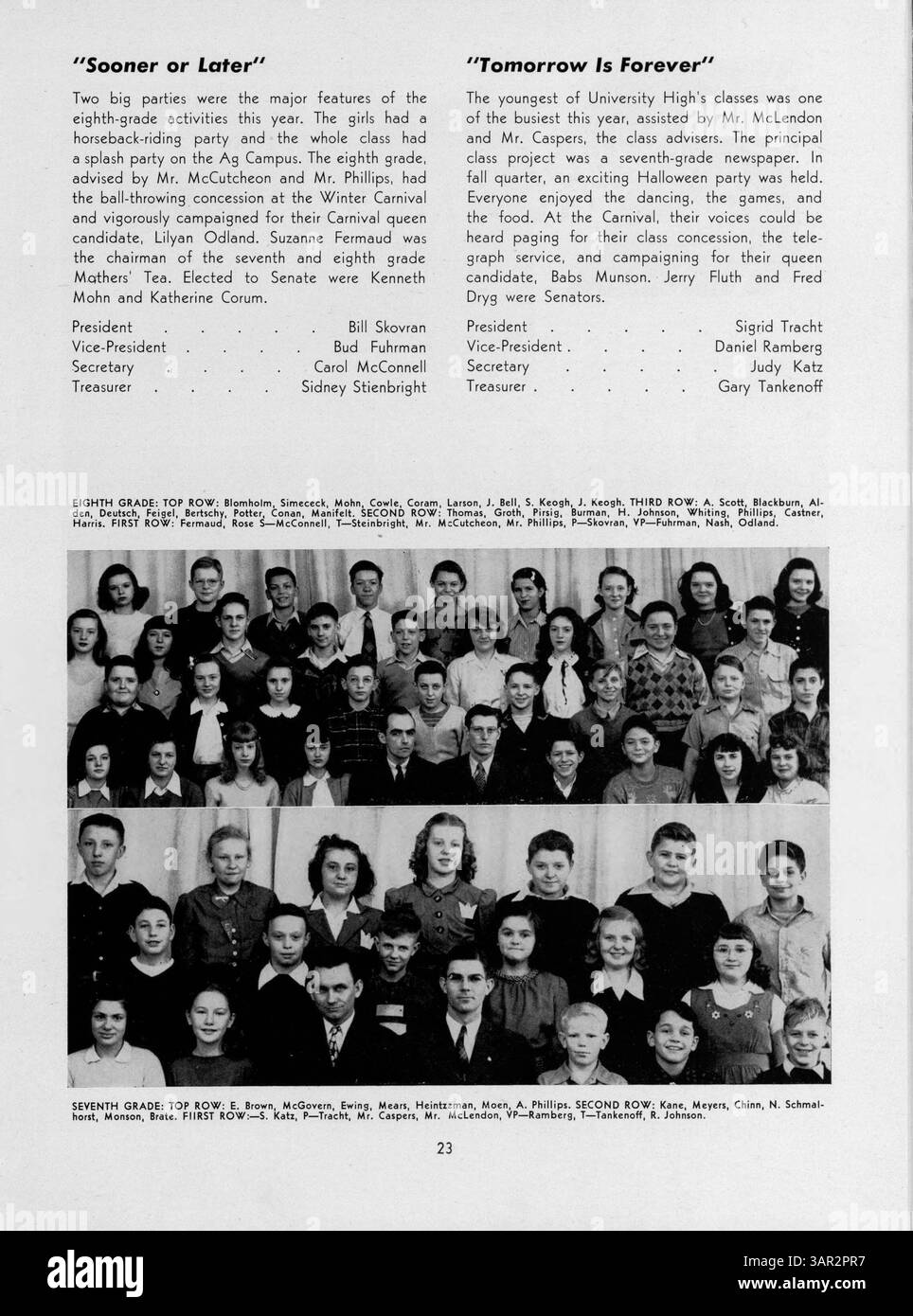The Bisbila 1947 yearbook highlights University High’s vibrant school ...