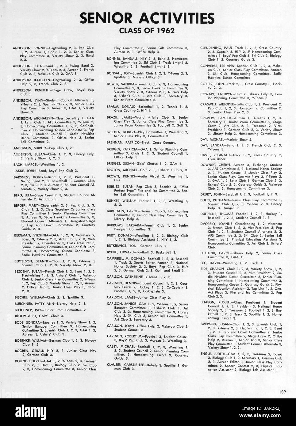 The 1962 Aurean Yearbook from Richfield High School documents the ...