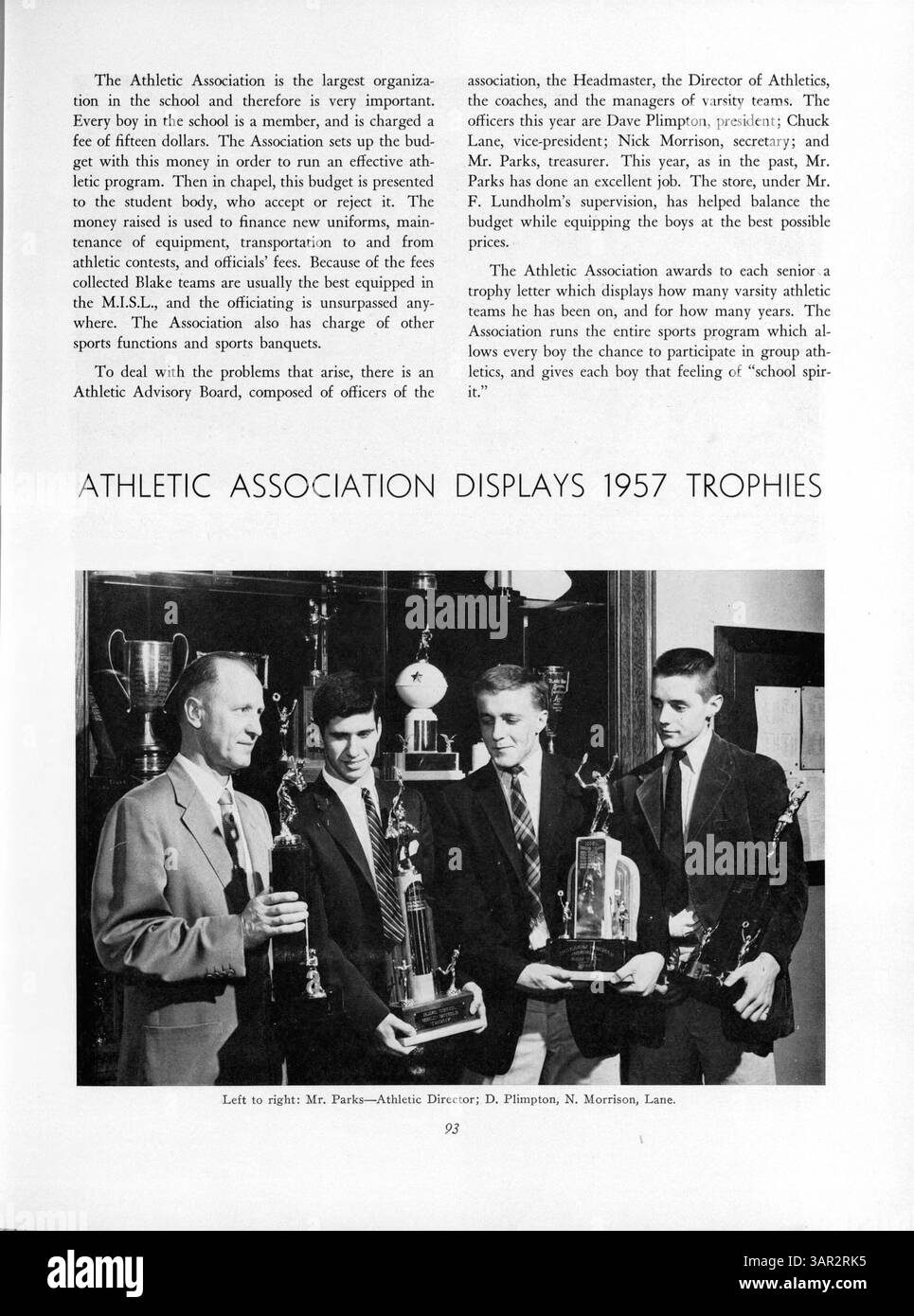 Blake School's 1958 yearbook, CALL O'PAN, reflects the students ...