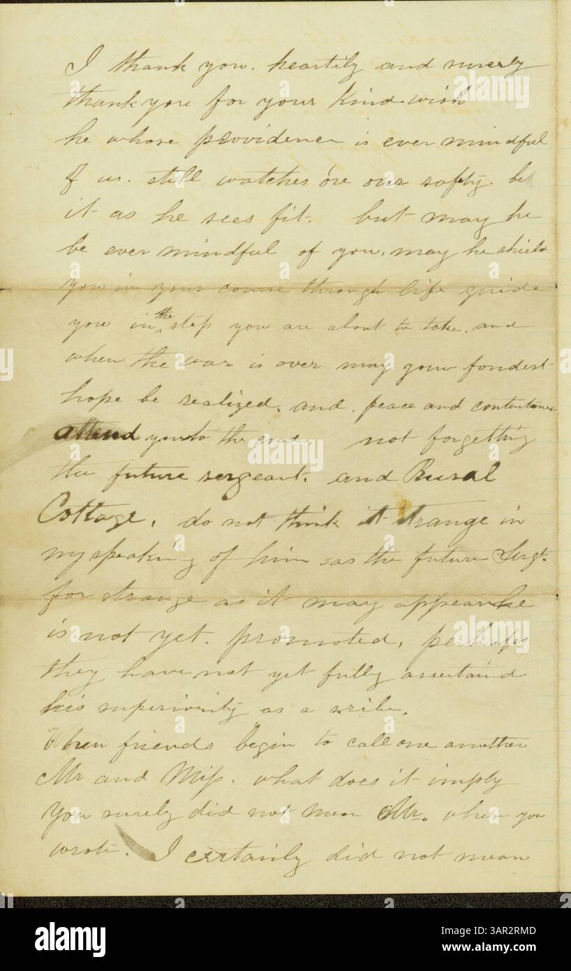 This letter, written from Camp Lincoln on November 4, 1862, to a friend ...