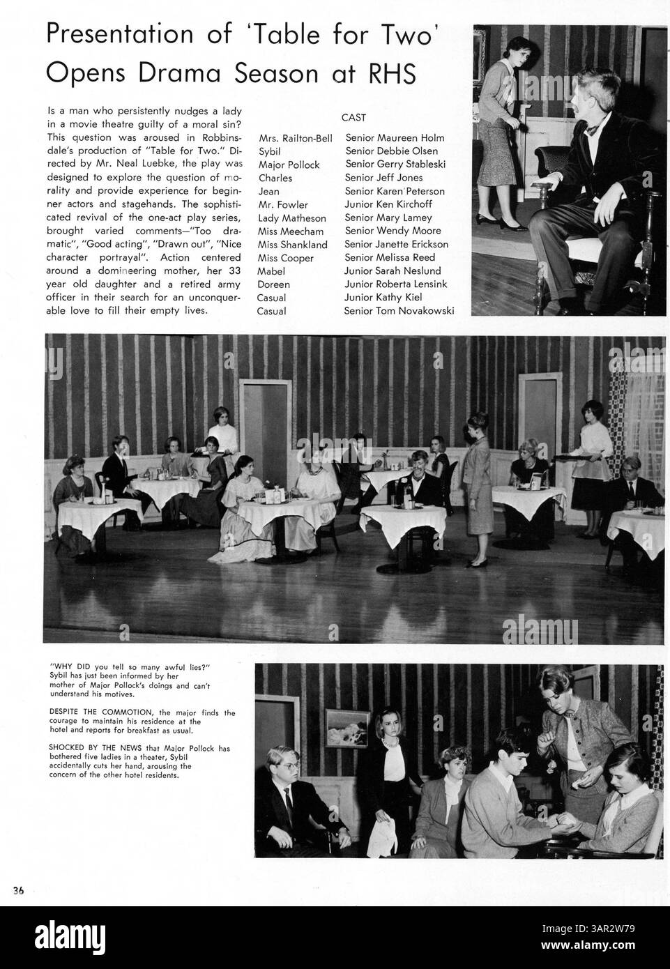 The Robbinsdale High School Yearbook from 1968, titled 'Robin '68 ...