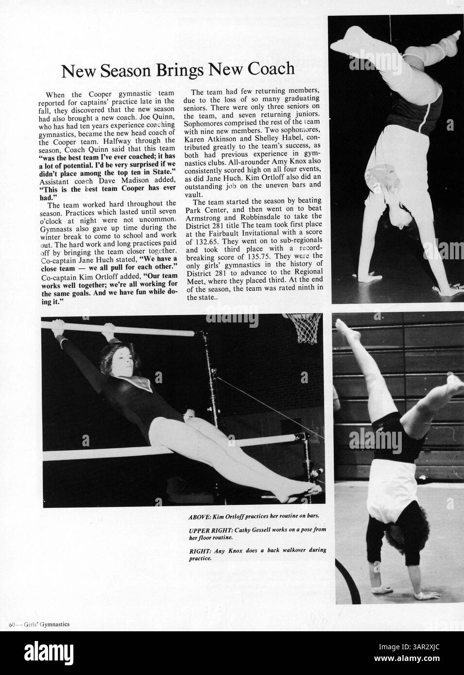 The 1982 'Talons' yearbook from Cooper High School documents student ...